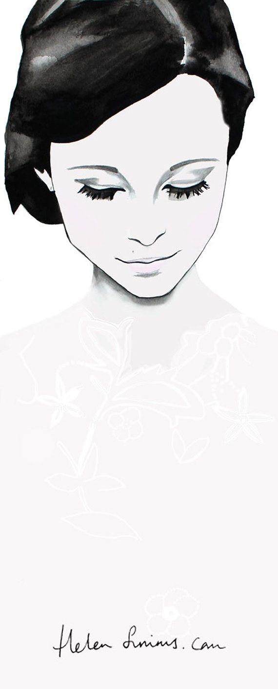 Print of the Week ~ Bridal Portrait by Helen Simms - Love Audrey